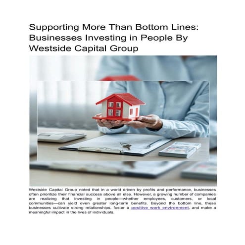 Supporting More Than Bottom Lines_ Businesses Investing in People By ...