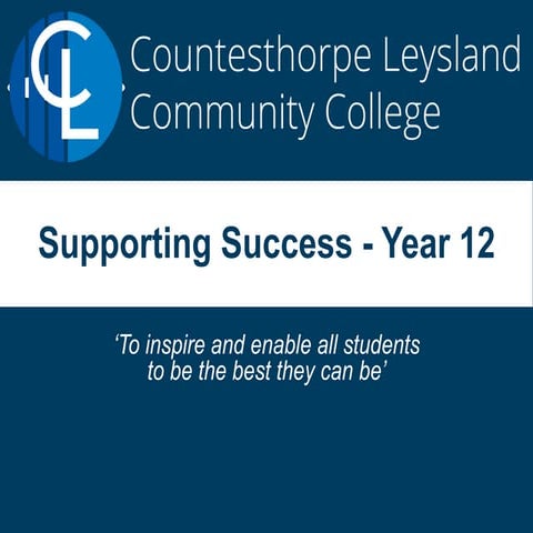 Supporting Success Year 12 | PPTX