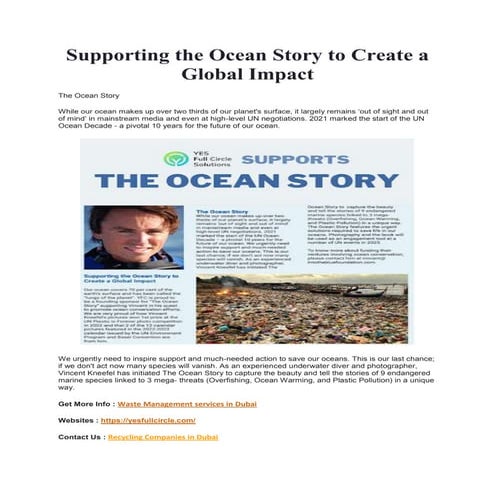 Supporting the Ocean Story to Create a Global Impact.docx