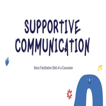 Supportive communication concepts and slide presentation | PPTX