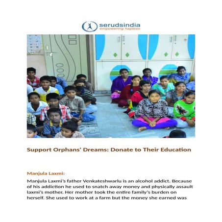 Support Orphans' Dreams: Donate to Their Education | DOCX