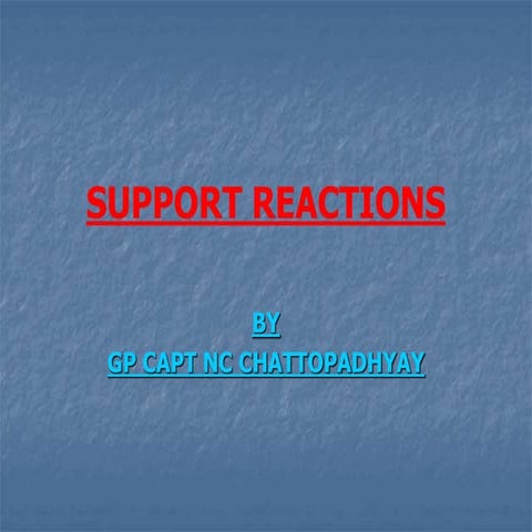 Support Reactions.ppt