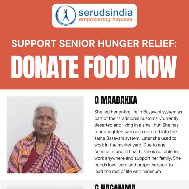 Support Senior Hunger Relief: Donate Food Now | PDF