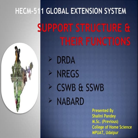 Support structure & their functions | PPT