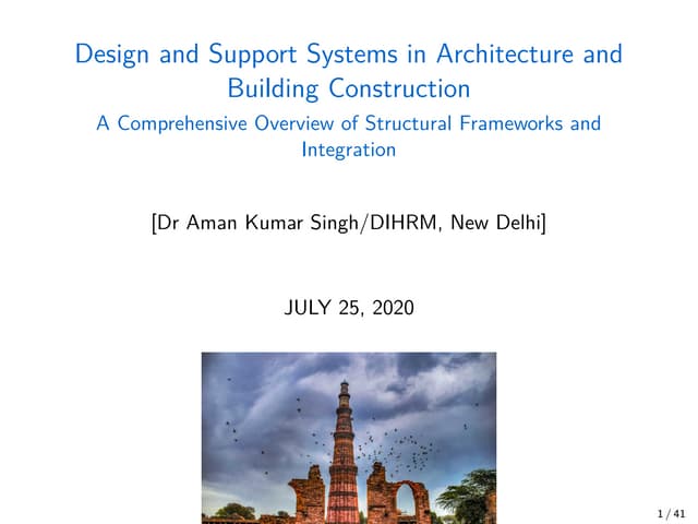 Lecture 1 Structure Systems Basics | PDF
