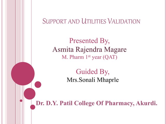 Validation of hvac | PPTX