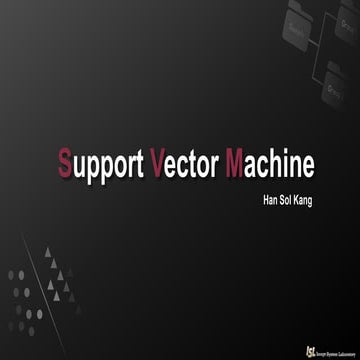 서포트 벡터 머신support Vector Machine Svm Pdf Programming Languages