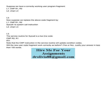 Suppose We Have A Correctly Working User Program Fragment Lpdf 1495