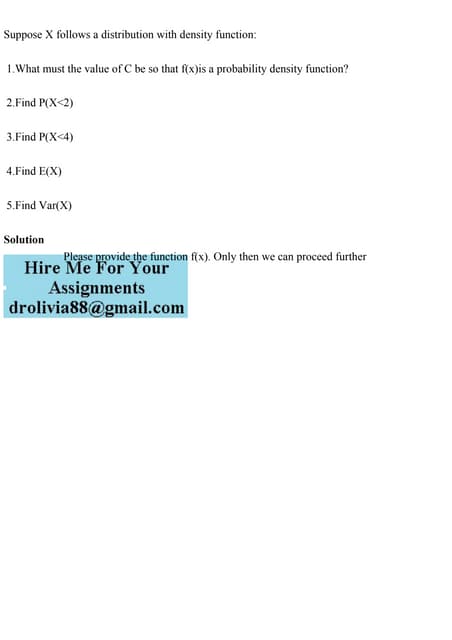Suppose X is an exponential random variable with parameter =1. Fi.pdf