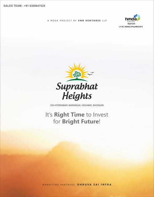 SLNS Hills Bhongir HMDA Approved Final Layout | PDF