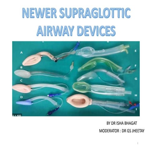 Supraglottic airway devices | PPTX