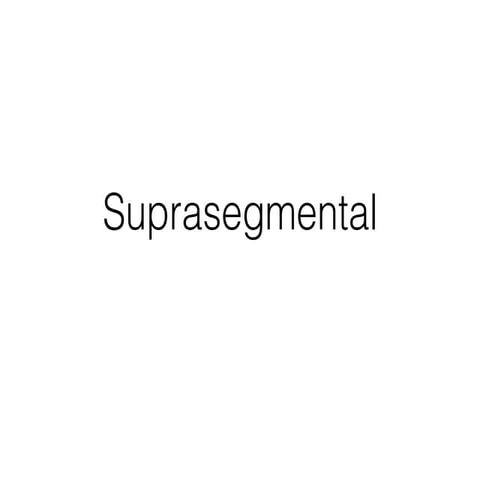 Suprasegmental 1 | PPT