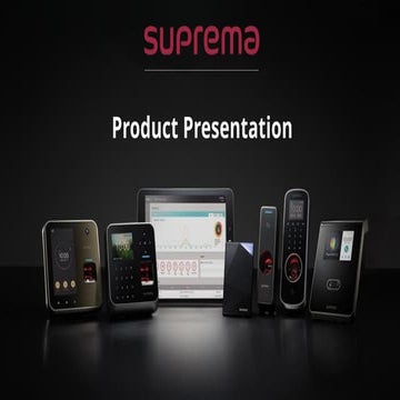 Suprema Acess controll Products presentation.pptx