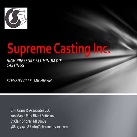 Supreme Casting Inc Chc (2) | PPT | Free Download
