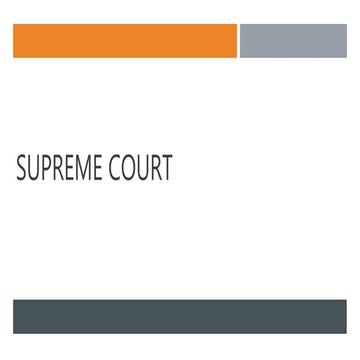 Supreme court | PPTX