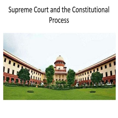 Supreme Court and the Constitutional Process.pptx | Hinduism | Religion ...