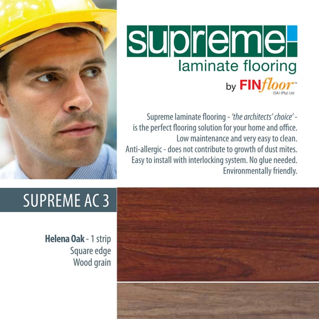 Supreme Laminate Flooring | PDF | Woodworking | Arts and Crafts
