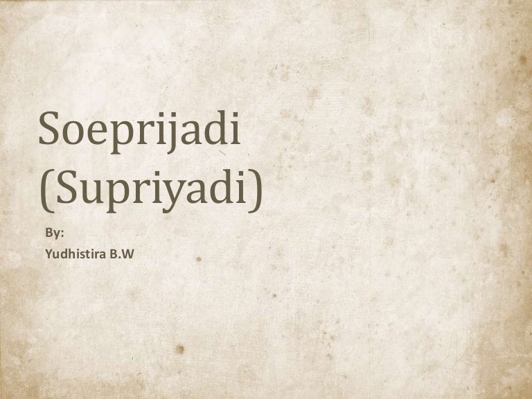 Supriyadi