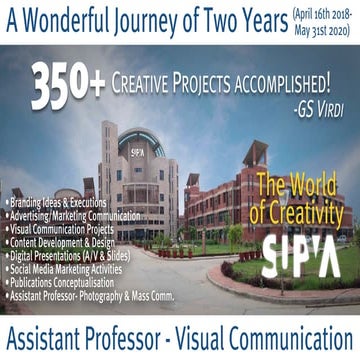 350+ Creative Projects accomplished - A Wonderful Journey of Two Years ...