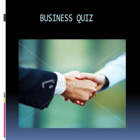 Business Quiz | PPTX