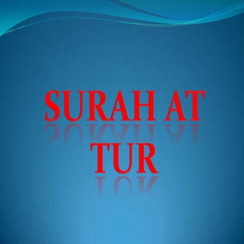 Surah at tur | PPTX