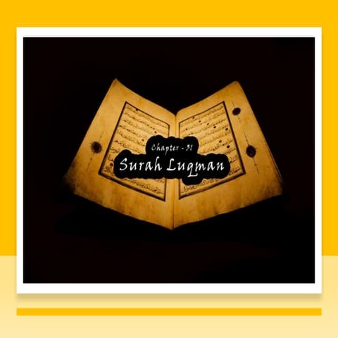 Surah Luqman 2021 JTQ English | PPTX