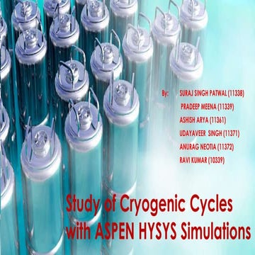 Cryogenics cycle's study, simulation and analysis in a software ...