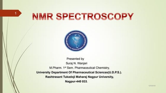 NMR Spectroscopy - Spin spin Coupling-Splitting ,Multiplicity, (n+1 ...