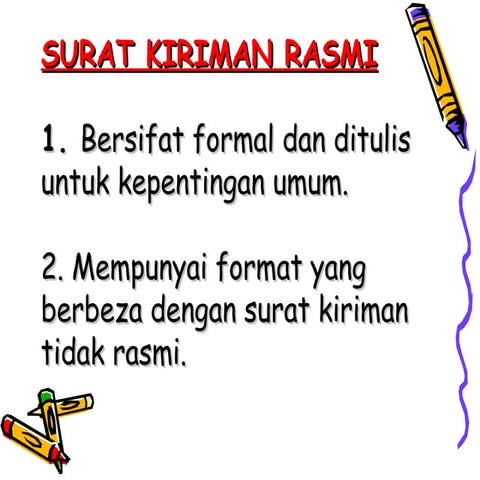 Surat Kiriman Rasmi | PPT