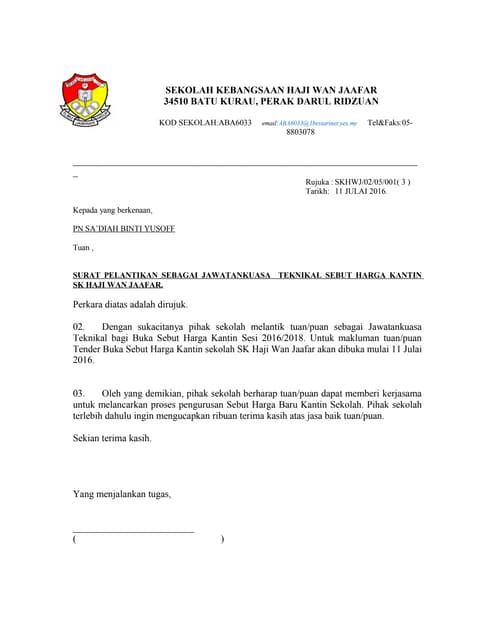 Surat jemputan program jom ke sekolah skpm | DOCX