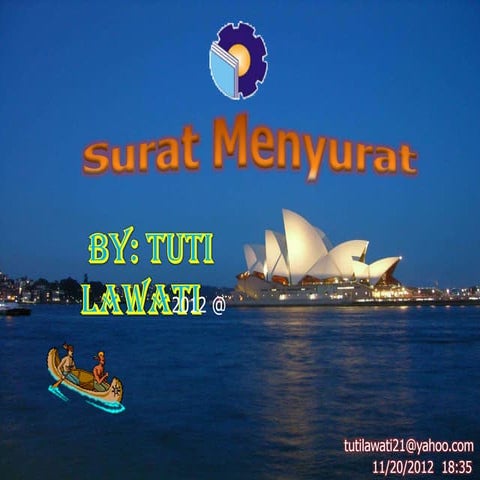 Surat menyurat pnya tty | PPTX