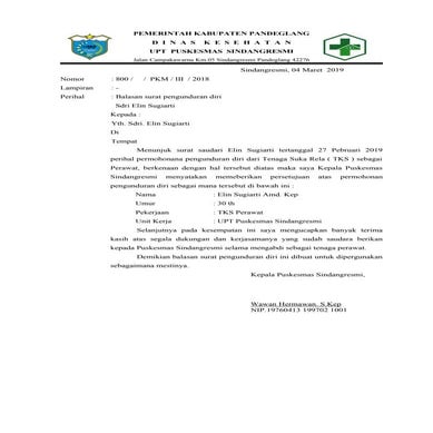 contoh SURAT BALASAN Survai.docx dan penelitian | DOCX