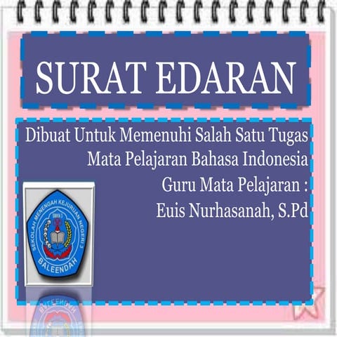 Surat edaran | PPTX