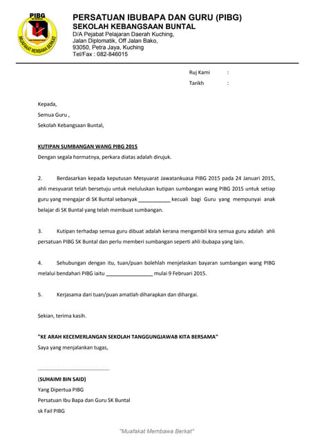 Surat jemputan program jom ke sekolah skpm | PDF