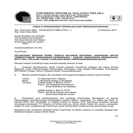 Surat lantikan | PDF