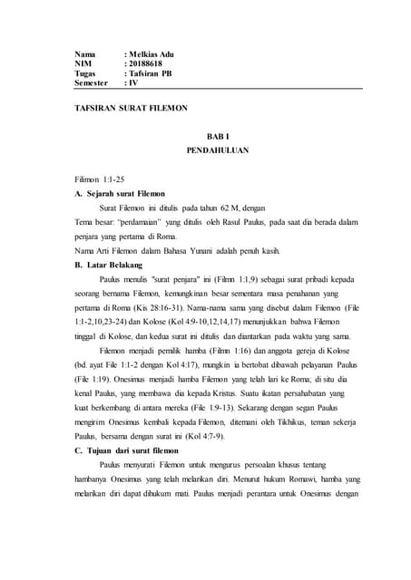 Indonesian - The Epistles of Paul the Apostle to Seneca, with Seneca's ...