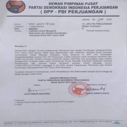 Surat Edaran PDIP | PDF