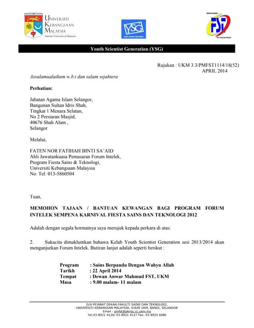 Surat kelulusan program | PDF