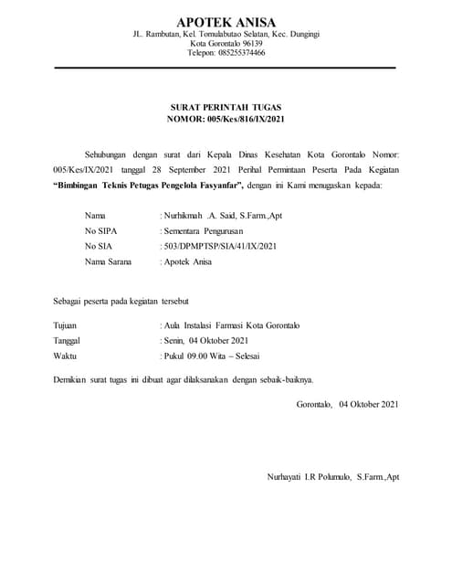 Surat pengantar proposal | PDF
