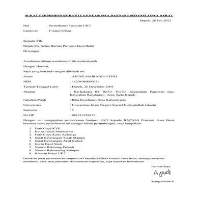 SURAT PERMOHONAN BANTUAN BEASISWA BAZNAS PROVINSI JAWA BARAT.pdf