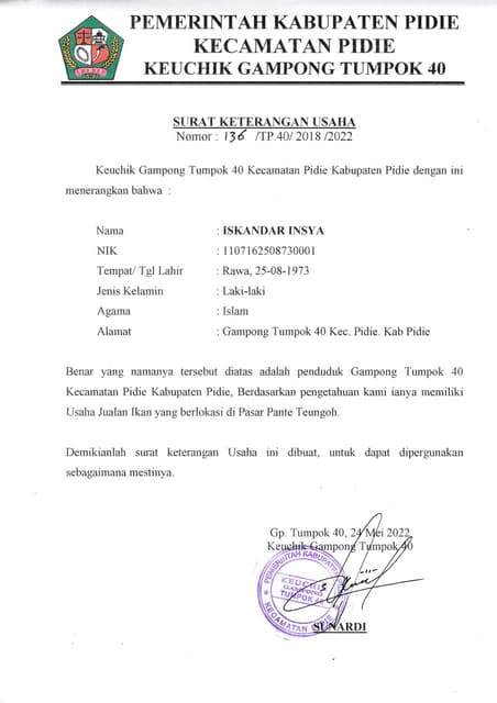 Surat lembu labui | PDF