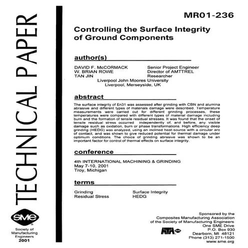Surface integrity-of-ground-components | PDF