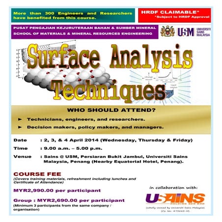 SURFACE ANALYSIS TECHNIQUES | PDF