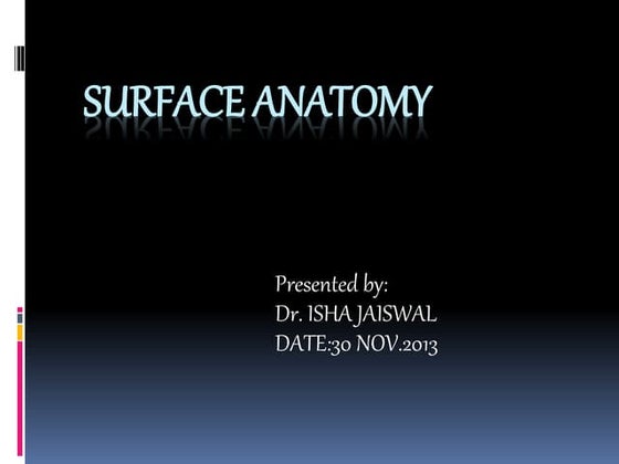 Surface Anatomy Thorax | PDF | Death, Injury, or Military Conflict ...