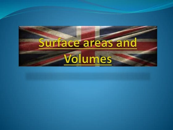 3 d figures, its surface areas and volumes | PPTX | Physics | Science