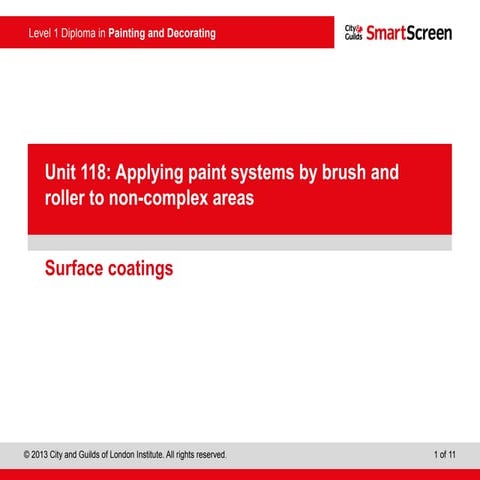 Surface coatings | PPT