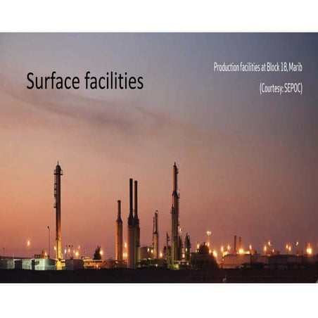 Surface facilities1.pdf محاضره المرافق السطحيه | PDF