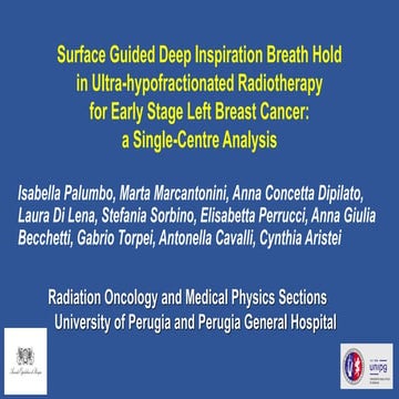 Surface guided deep inspiration breath hold (SG-DIBH) in ultra ...