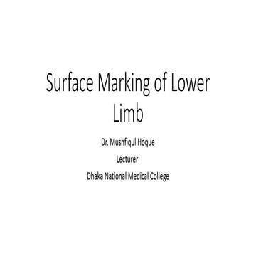 Surface marking upper limb | PPTX