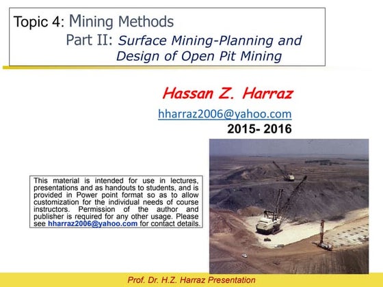 The mineral reserves & reserves estimation using triangular methods | PPT